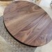 Round Walnut Table Top, Ready to Use, Build Your Own Table 18 Inch ...