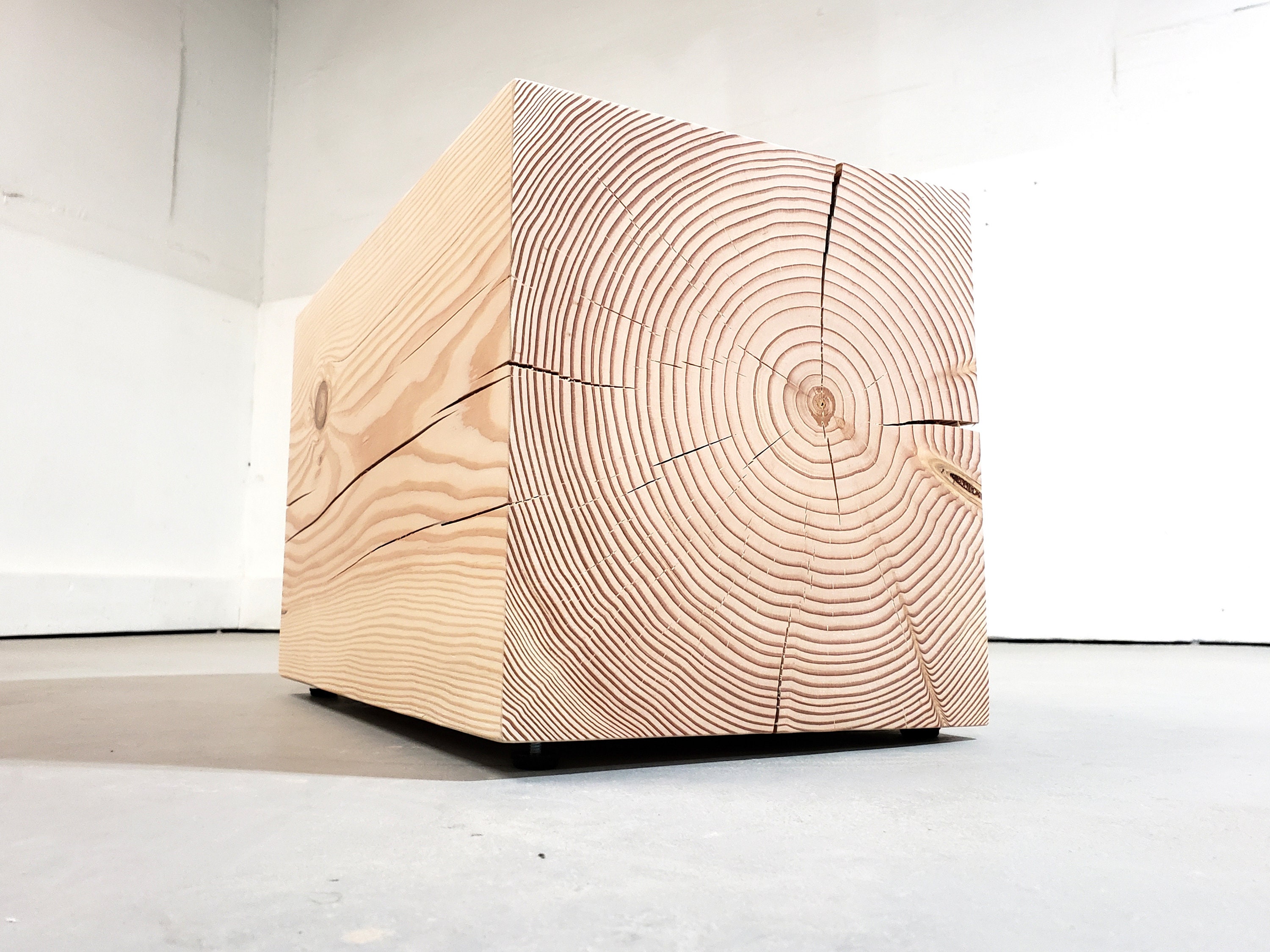 Timber Stump Side Table Plinth - Etsy