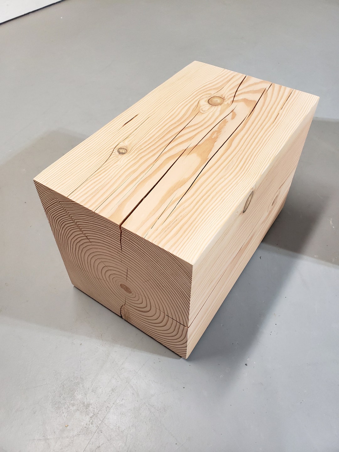 Timber Stump Side Table Plinth - Etsy