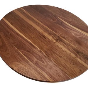 Round Walnut Table Tops, Ready to Use, Build Your Own Table 30 Inch ...