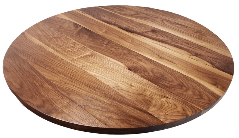 Round Walnut Table Tops, Ready to Use, Build Your Own Table 36 Inch ...