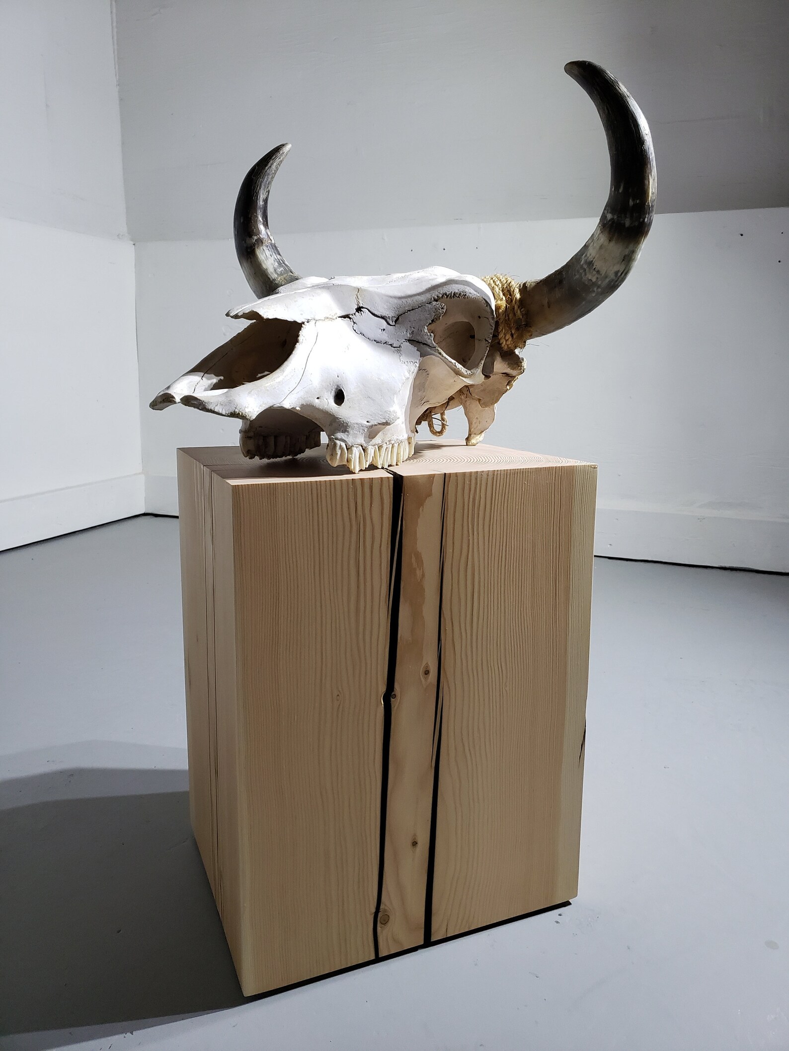 Timber Block Side Table, Stump Stool, Modern Minimalist Cube Side Table ...