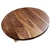 Round Walnut Table Top, Ready to Use, Build Your Own Table 18 Inch ...