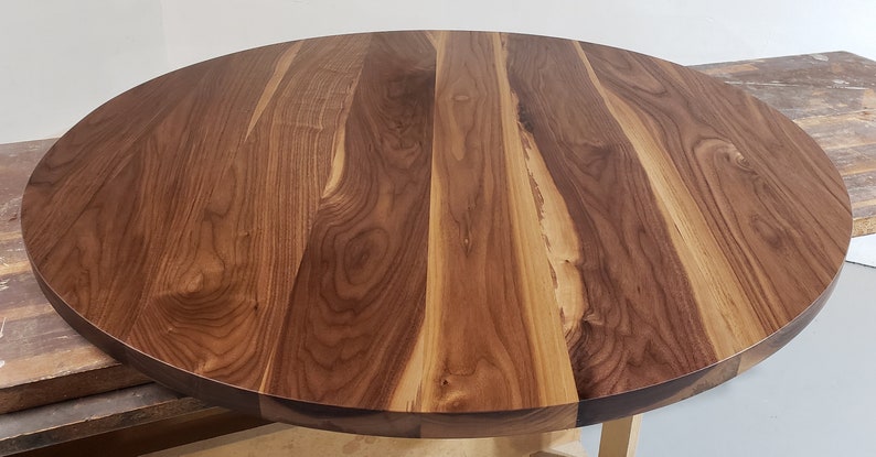 Round Walnut Table Tops, Ready to Use, Build Your Own Table 30 Inch ...