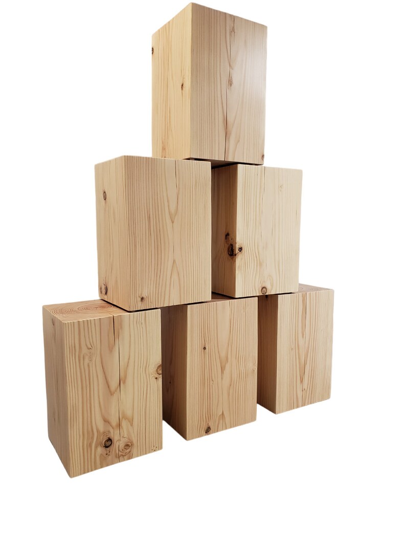 Timber Block Side Table Stump Stool Modern Minimalist Cube - Etsy