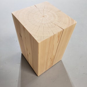 Timber Stump Side Table Plinth - Etsy