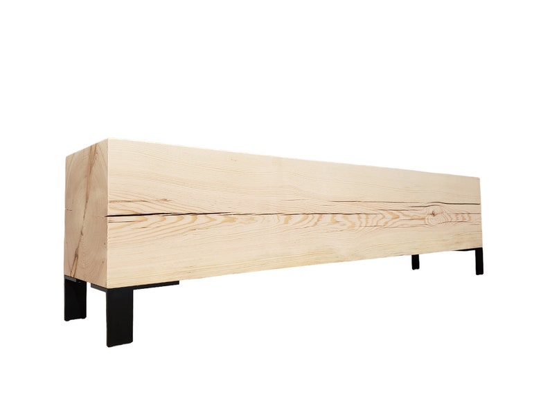 Timber Beam Bench Contemporary - Minimalist - Etsy