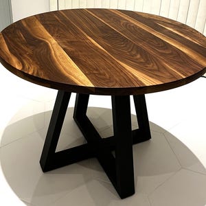 Round Walnut Table Tops, Ready to Use, Build Your Own Table 36 Inch Diameter - Etsy