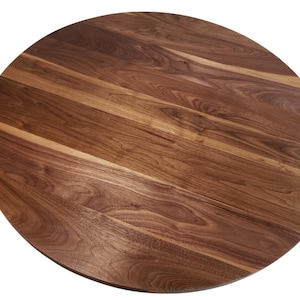 Round Walnut Table Tops, Ready to Use, Build Your Own Table 36 Inch ...