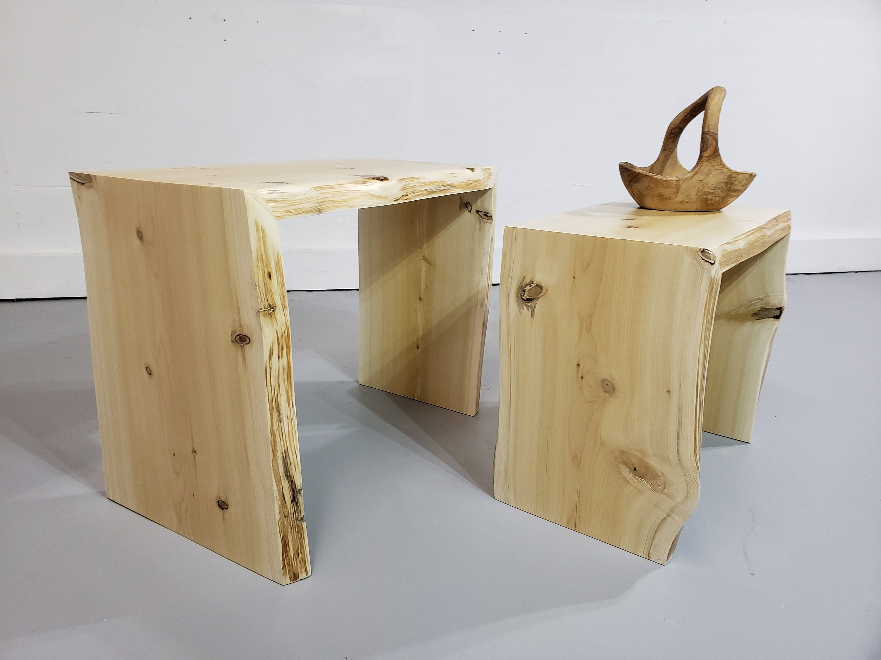 Wood Nesting Tables Side Coffee Table Retail Store Display - Etsy