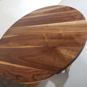 Round Walnut Table Tops, Ready to Use, Build Your Own Table 30 Inch Diameter - Etsy