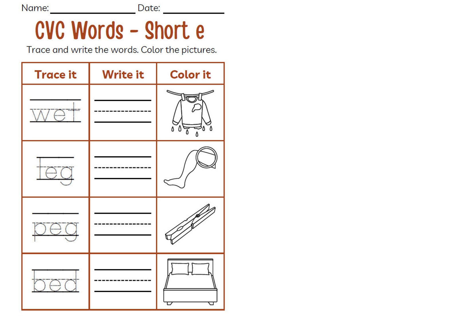 Printable Short Vowel Workbook for Kids - Fun and Engaging Learning ...