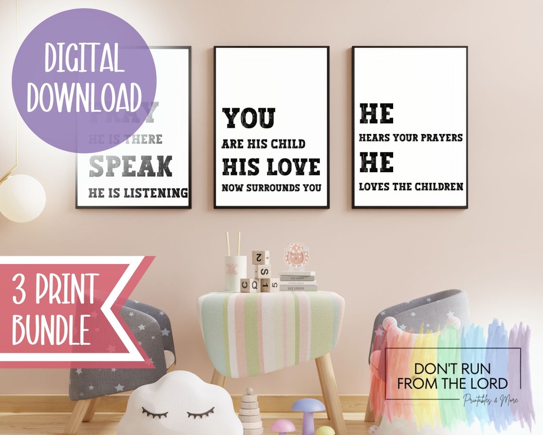 Pray He is There Print, Speak He is Listening Digital Download, You Are ...