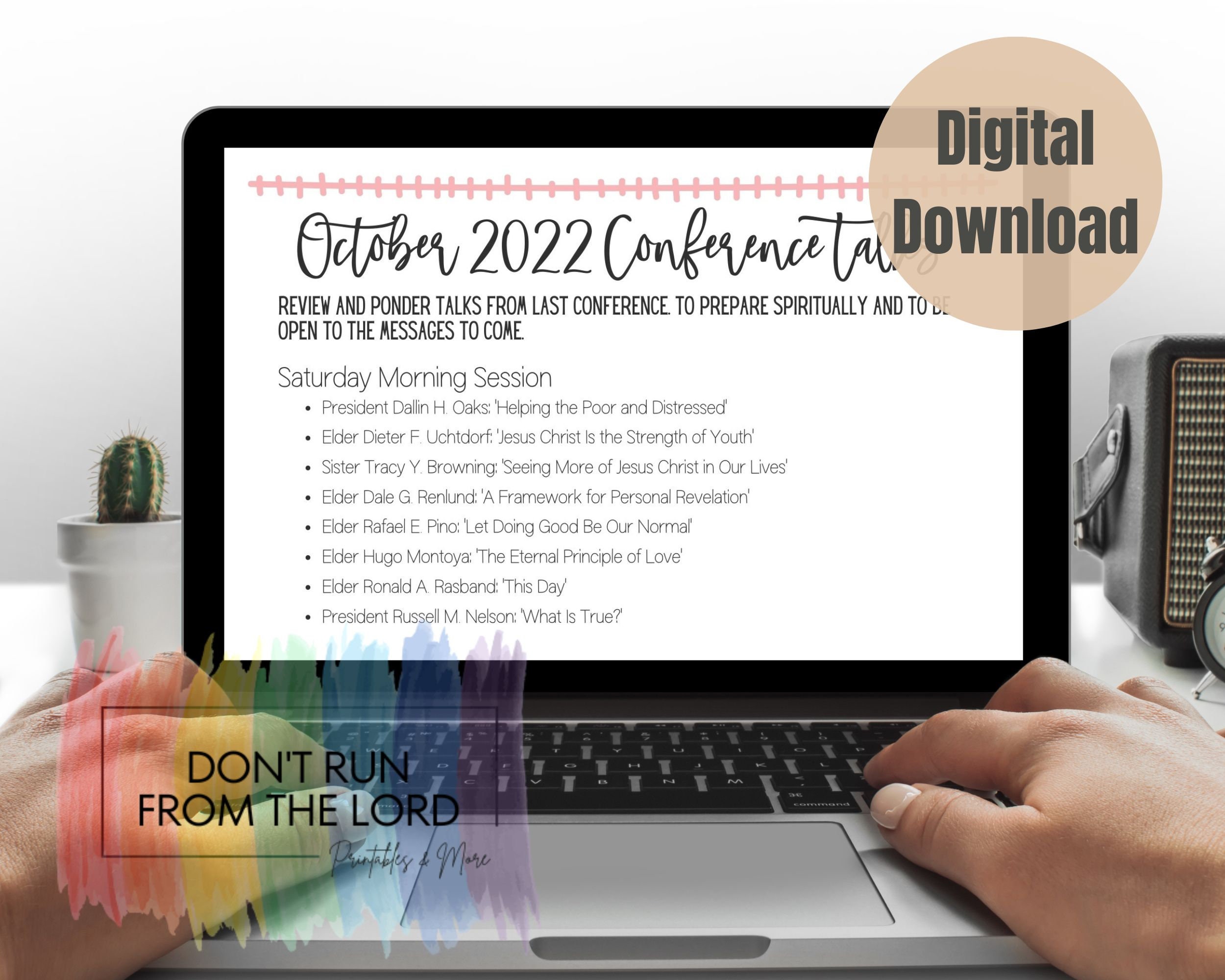 General Conference Journal Printable April 2023 Prophets - Etsy