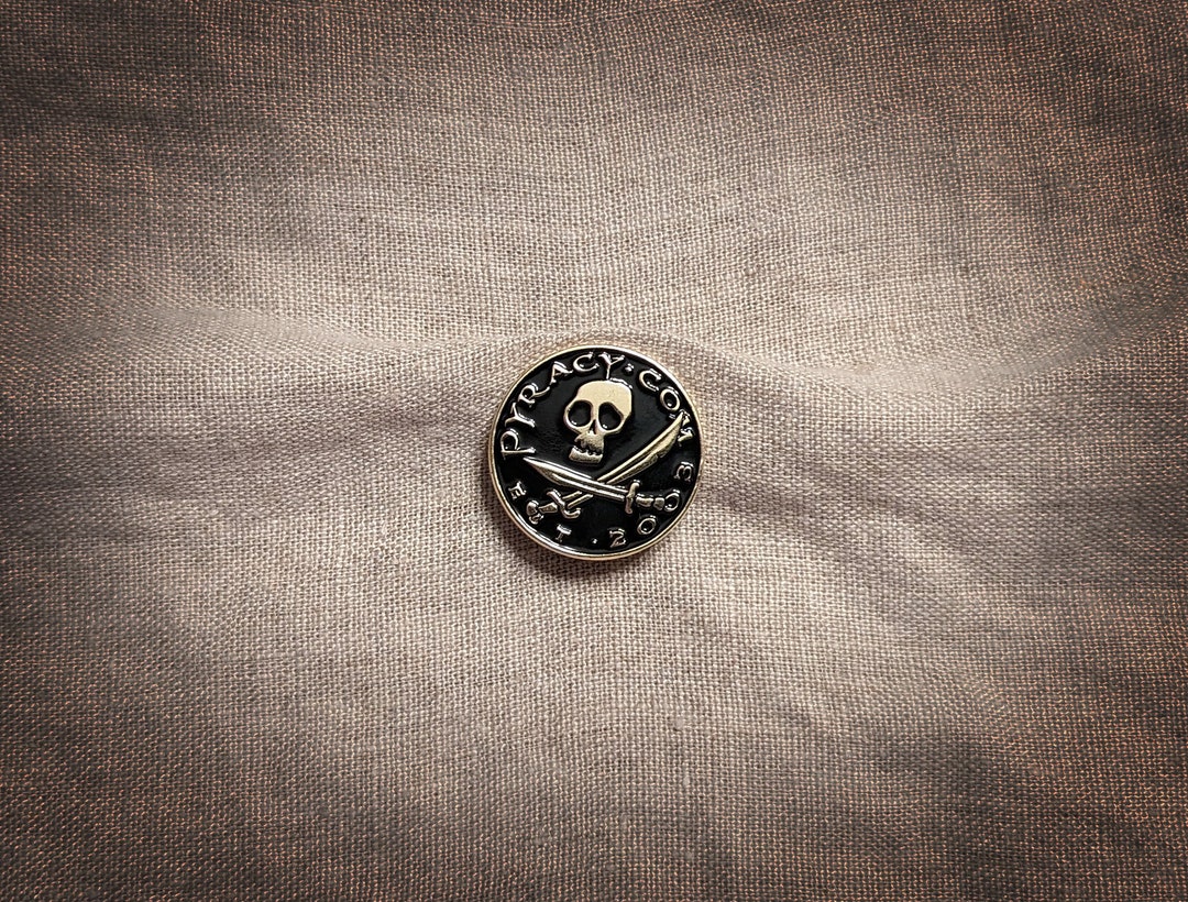 Limited Edition 20th Anniversary Slanted Jack Gold Enamel Pin - Etsy