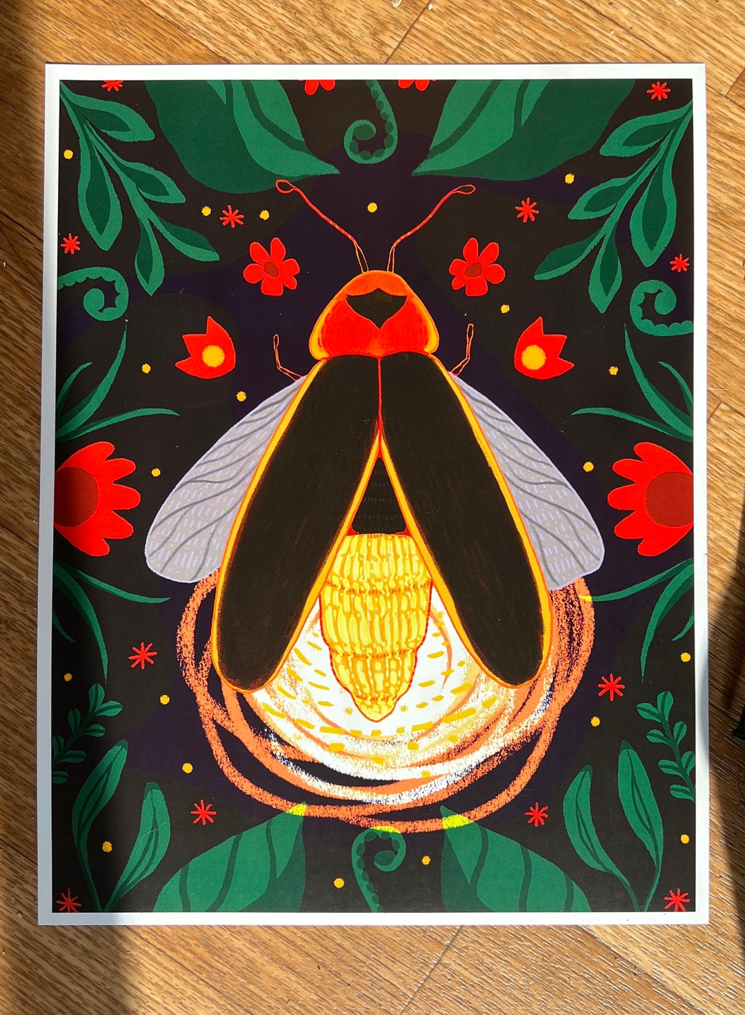 Catching Fireflies - Art Print - Etsy