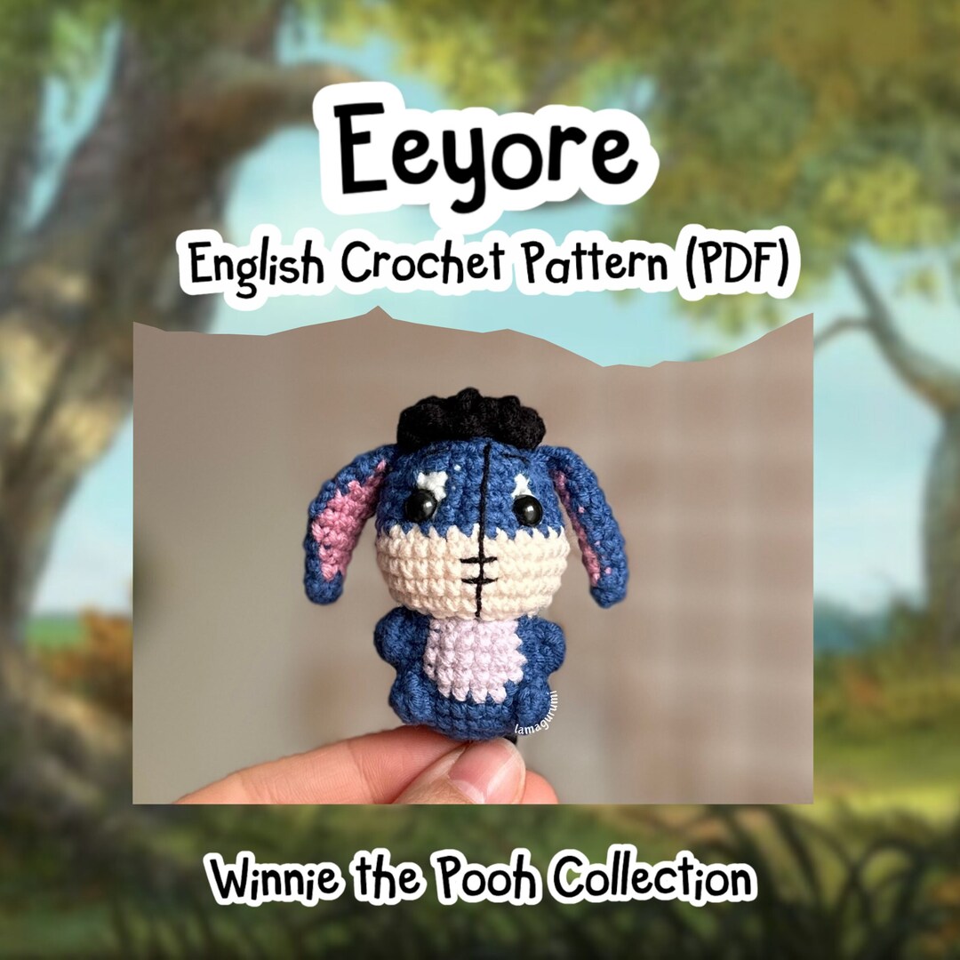 Eeyore Amigurumi Crochet Pattern PDF english - Etsy UK