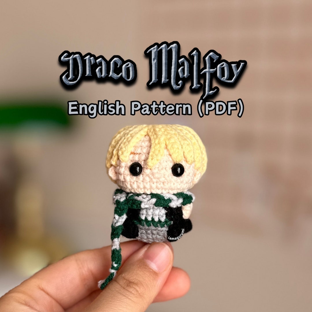 Draco Malfoy Amigurumi Crochet Pattern PDF english - Etsy