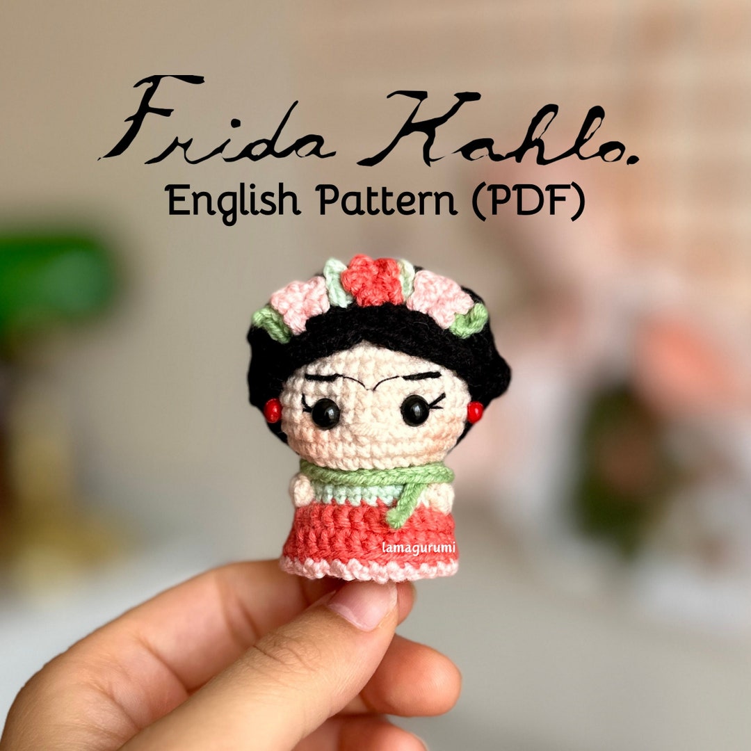 Frida Kahlo Amigurumi Crochet Pattern PDF english - Etsy UK