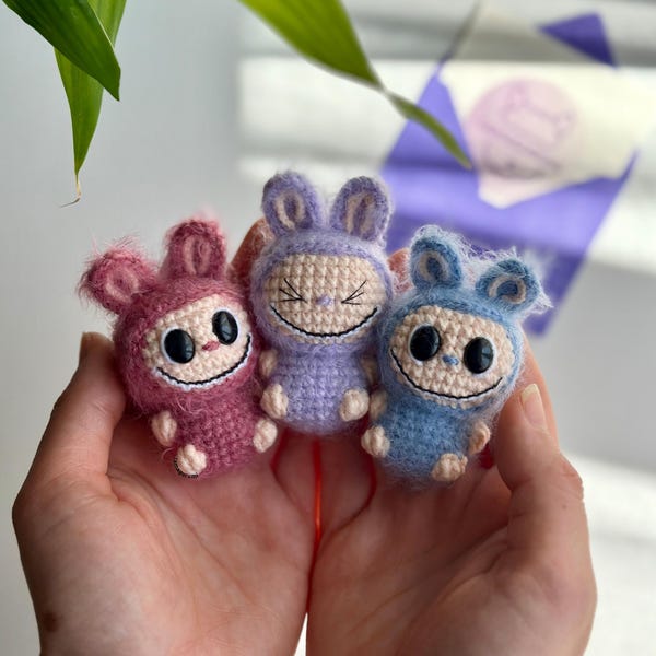 Labubu Keychains - Etsy