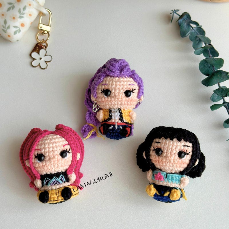 Kpop Demon Hunters Crochet Patterns - Etsy
