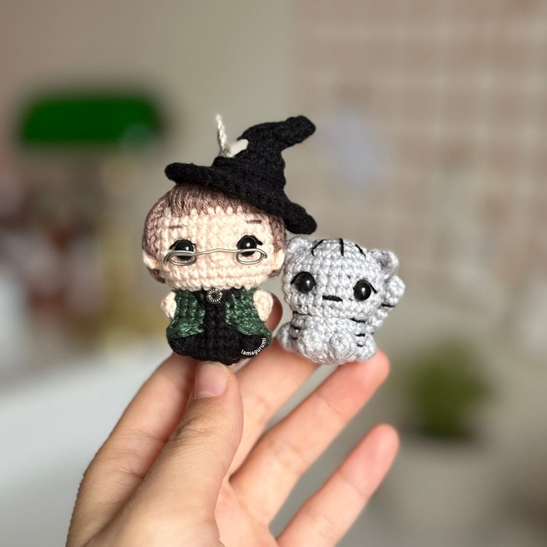 Crochet Pattern for Old Witch & Her Cat Form Amigurumi (PDF) (english ...