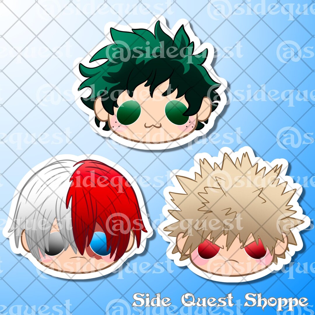 My Quirkless Life Anime Stickers - Etsy