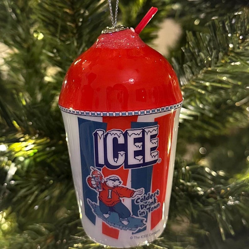 ICEE Slushie Ornament | Frozen Drink Christmas Ornament | Funny Food ...