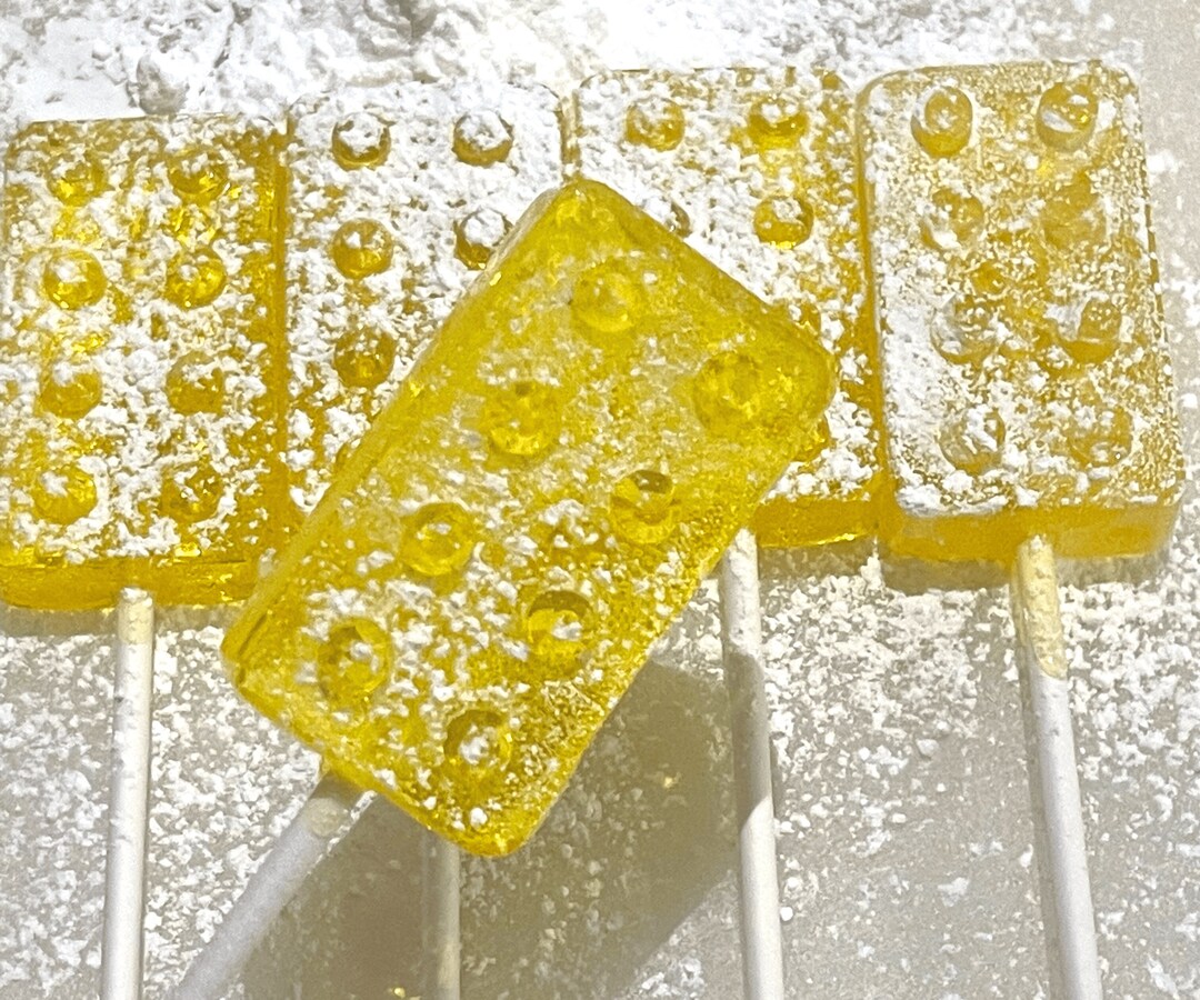 Building Block Hard Lollipops Custom Party Favor Kids - Etsy