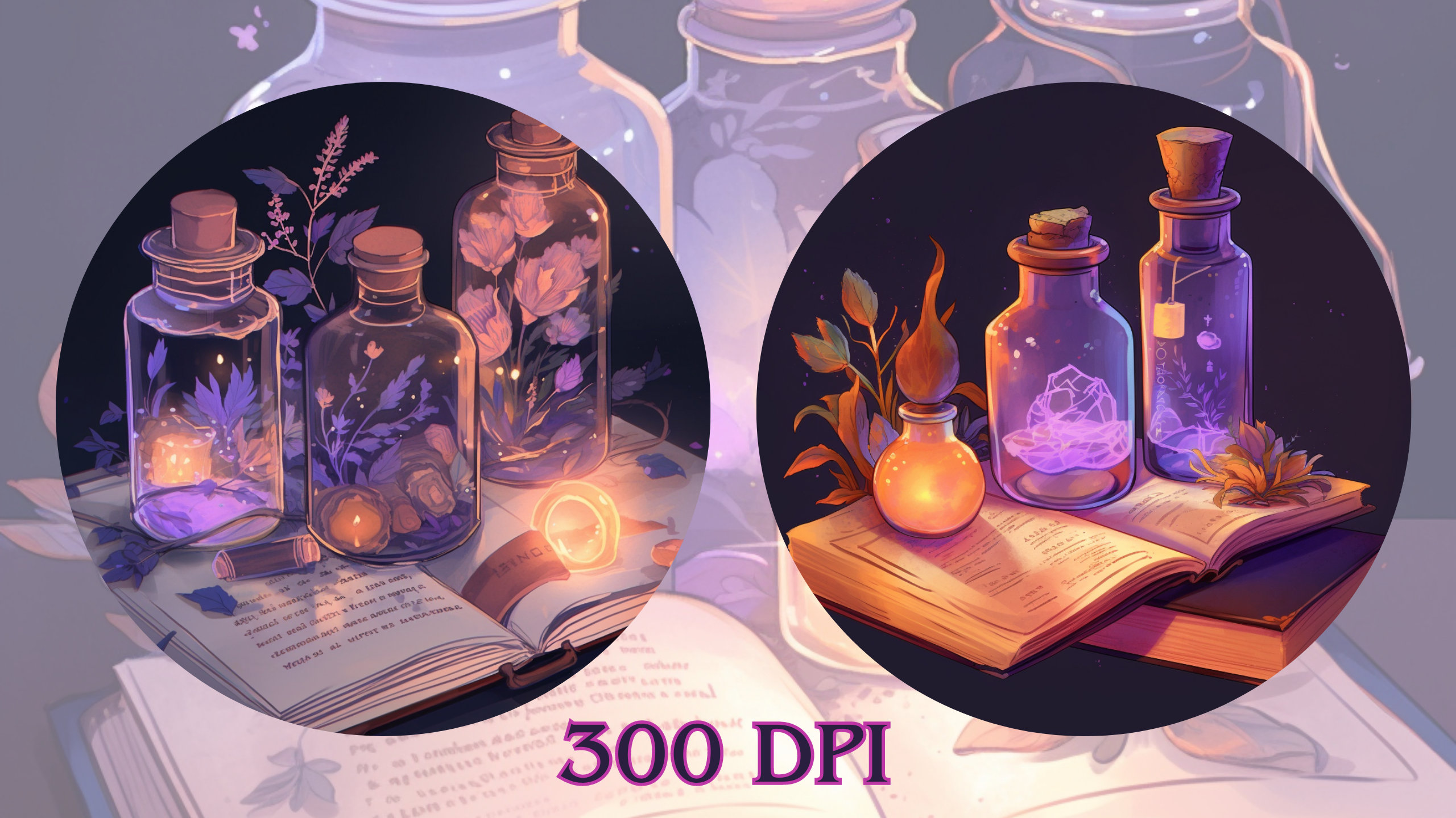 Wizardry Mystical Clipart Bundle: Mystical Wizard Clipart, Witchcraft ...