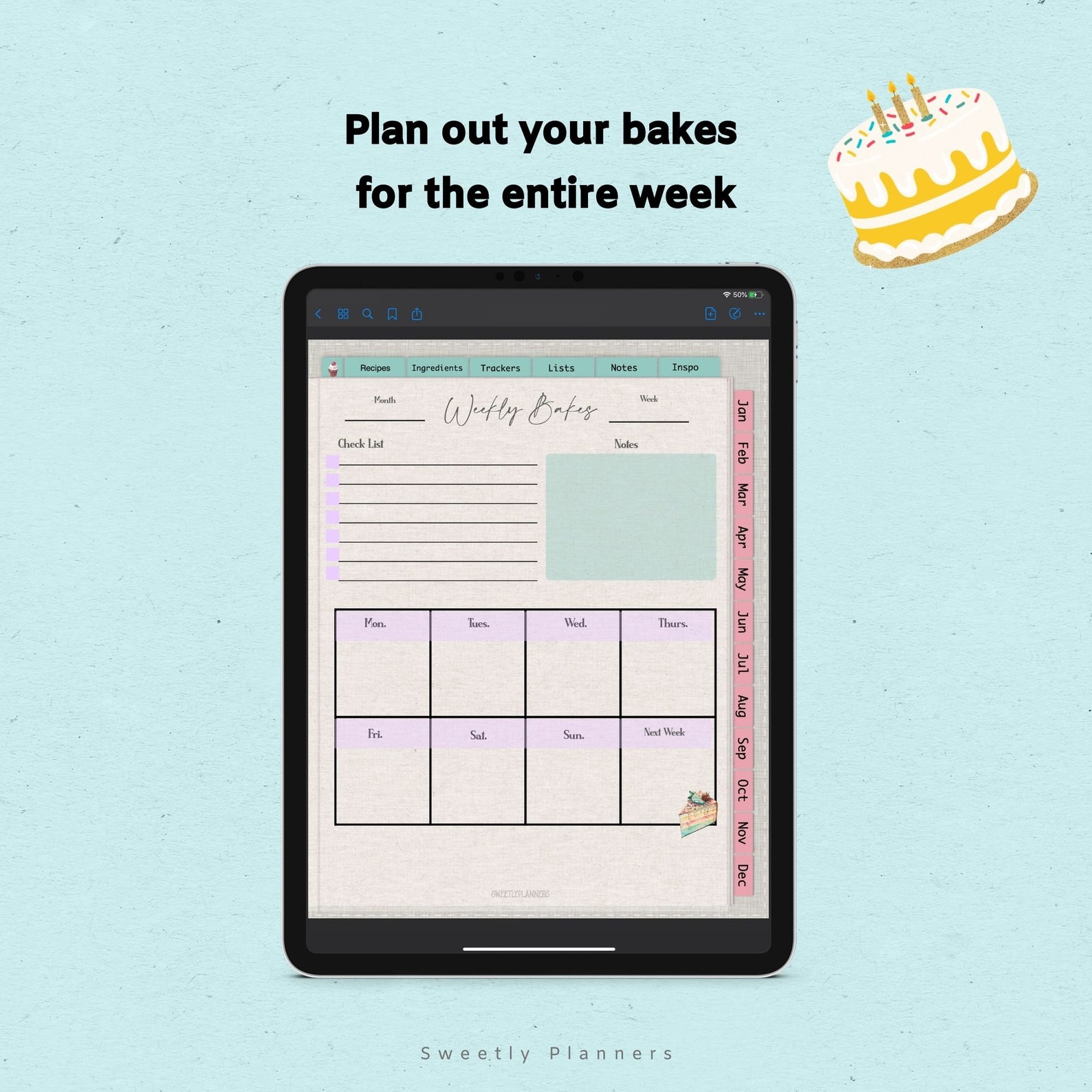 The Ultimate Star Baker Planner: A Digital Planner for Organizing Your ...