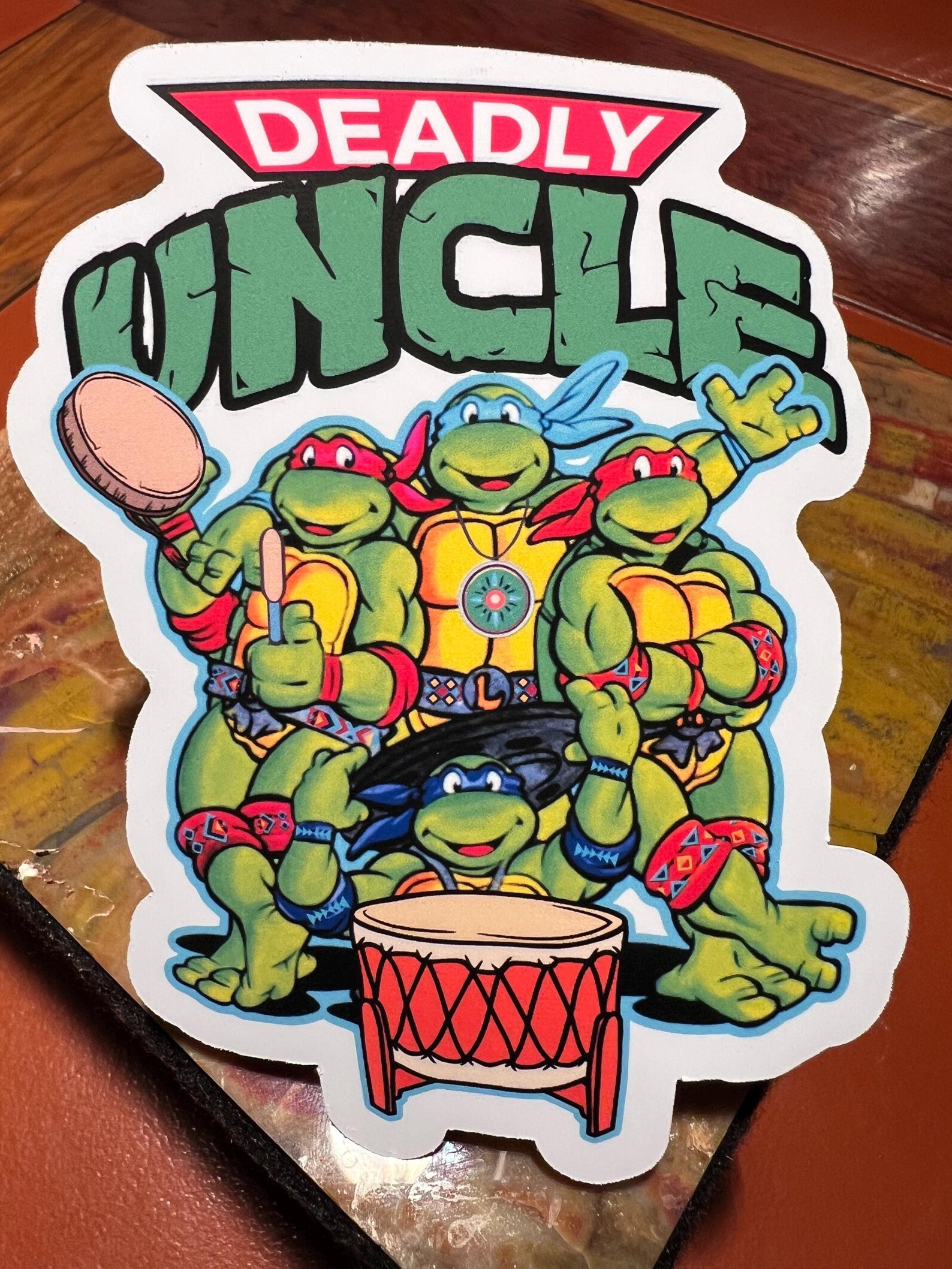 Deadly Uncle Native American Turtles Sticker - Etsy