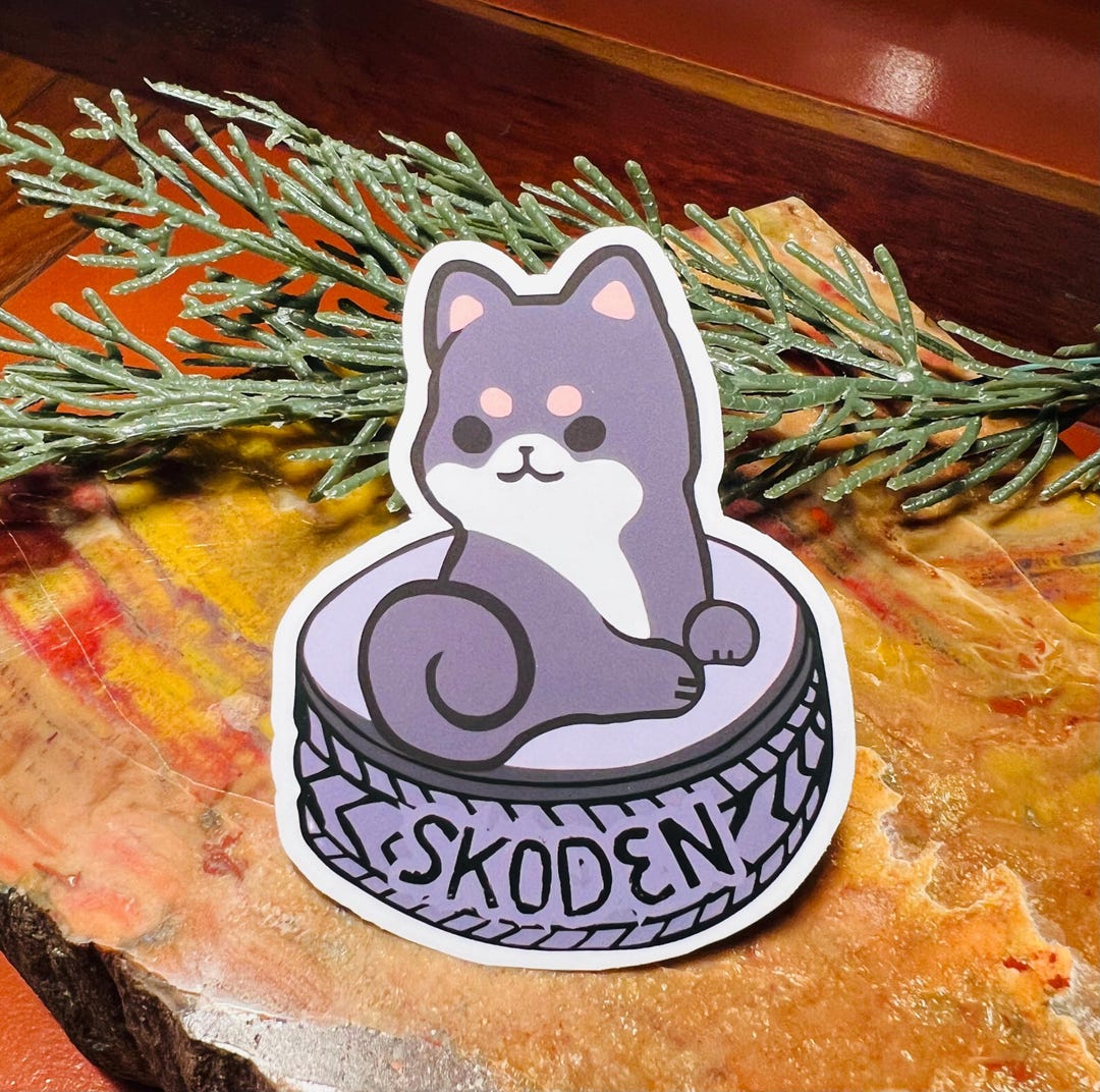Skoden Rez Dog Sticker - Etsy