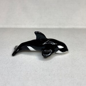 Handmade Clay Orca Whale Magnet | Help Free the Orcas - Etsy