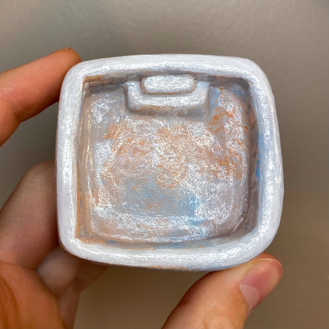 Mini Clay Pool Dish | Tiny Ring or Earring Tray | Miniature Pool - Etsy