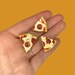 Pepperoni Pizza Magnet Set of 6 Handmade Mini Polymer Clay Food Magnets ...