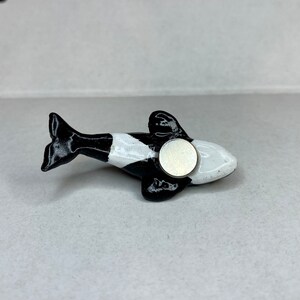Handmade Clay Orca Whale Magnet | Help Free the Orcas - Etsy