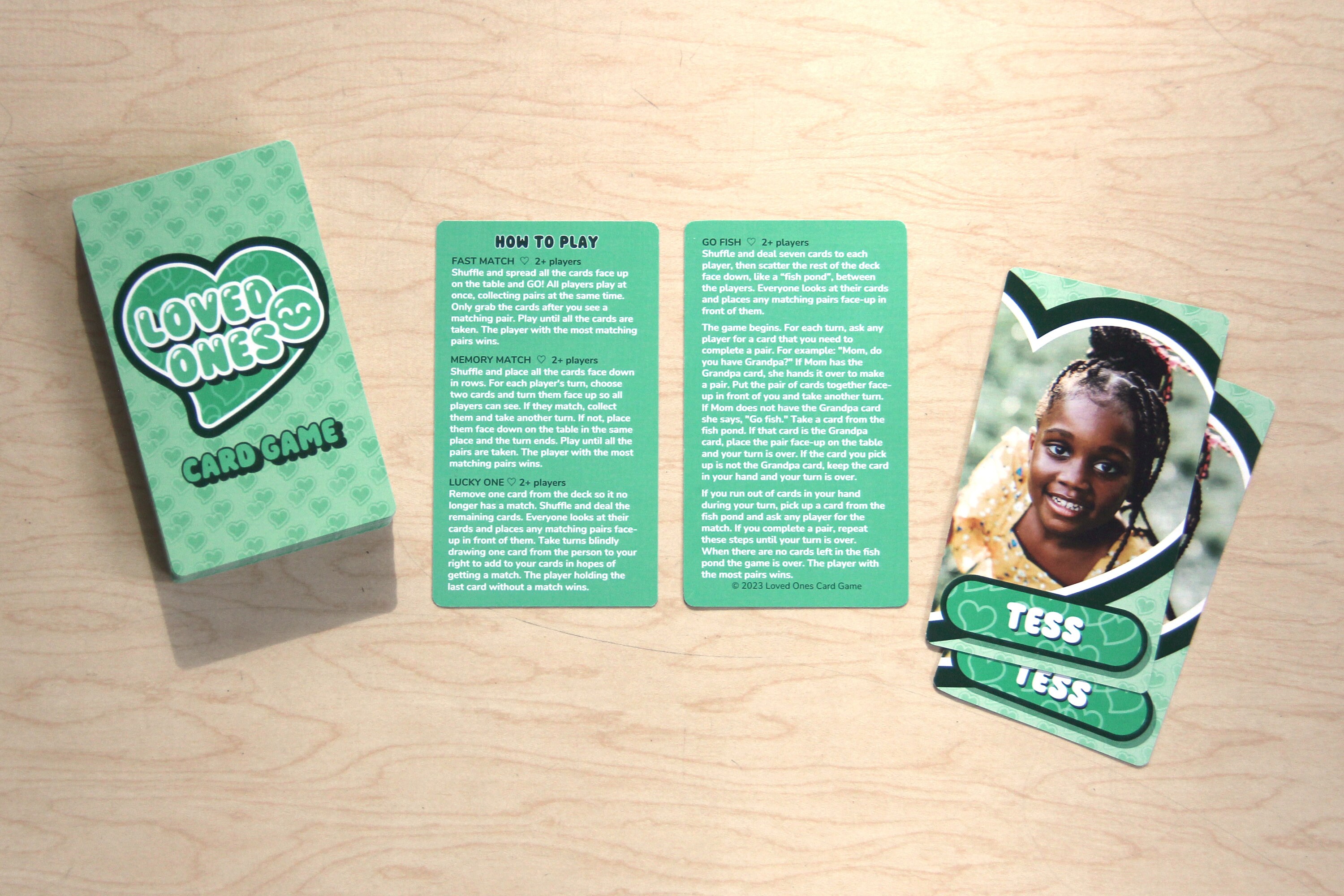 Custom Old Maid, Go Fish, Memory: Family Photo Card Game - Etsy