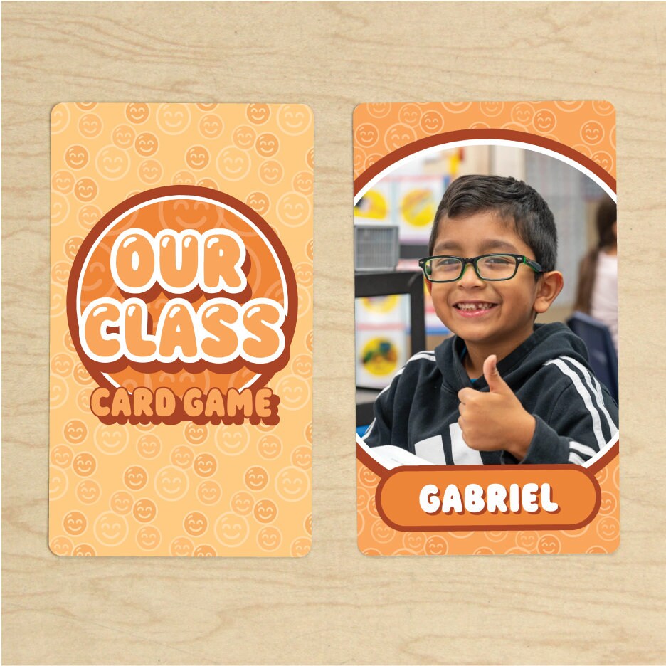 Personalized 'our Class' Card Game: Go Fish, Memory, Old Maid - Etsy