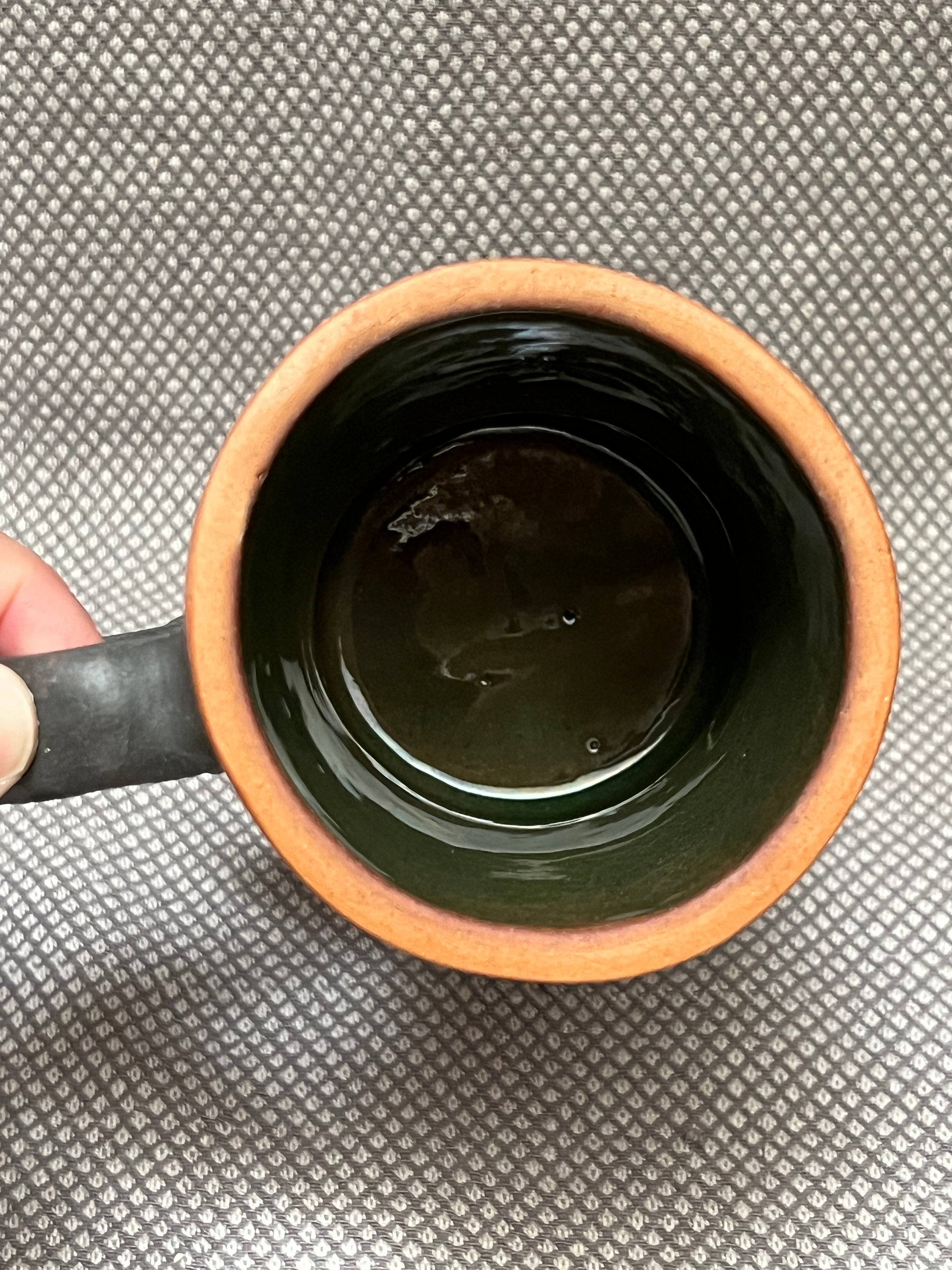 Vintage Leopoldo De Mexico Aztec Mayan Red Clay Folk Art Pottery Mug ...