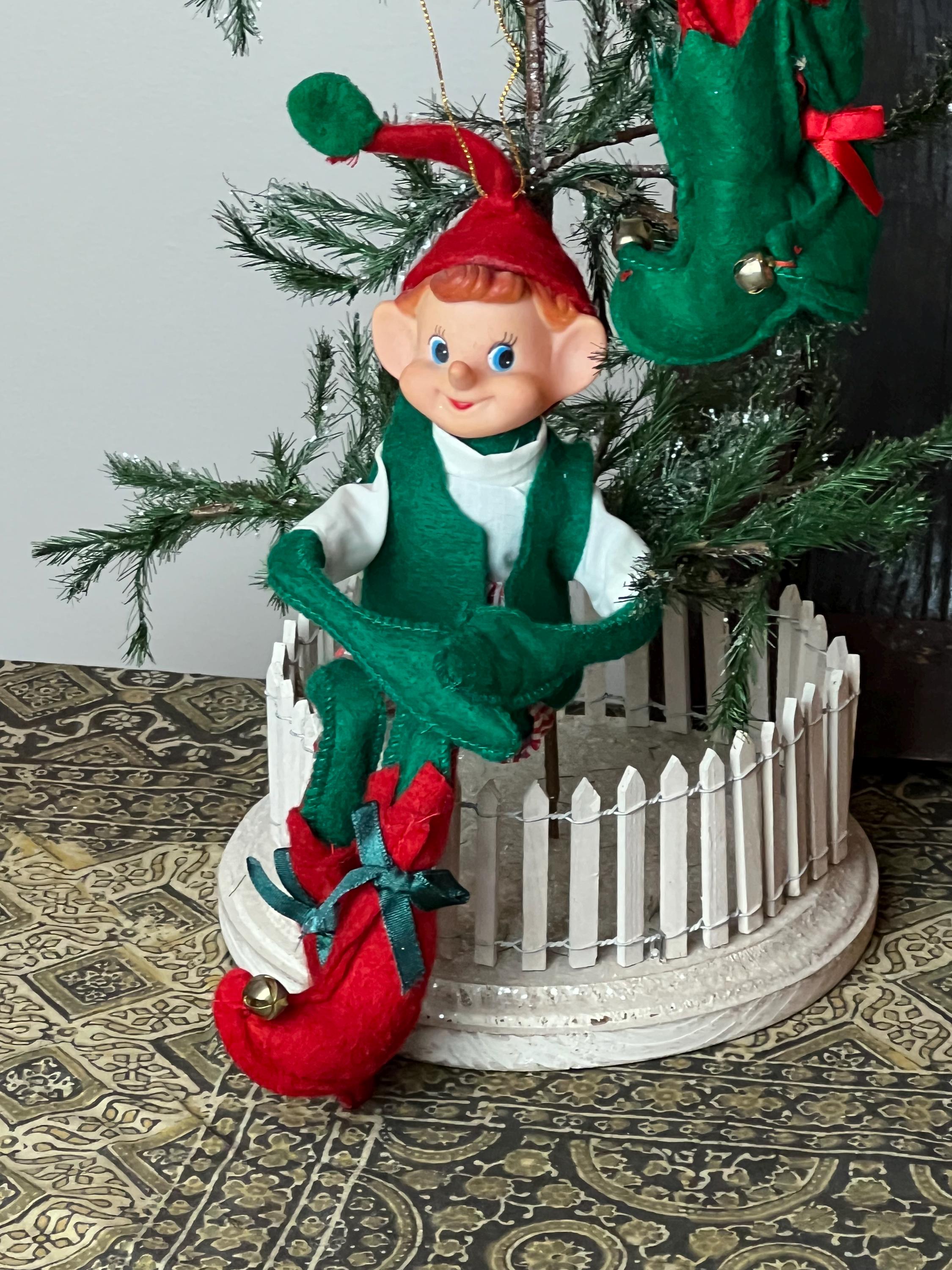 Vintage Knee Hugger Elves - 5 to Choose From, Knee Hugger Elf, Vintage ...