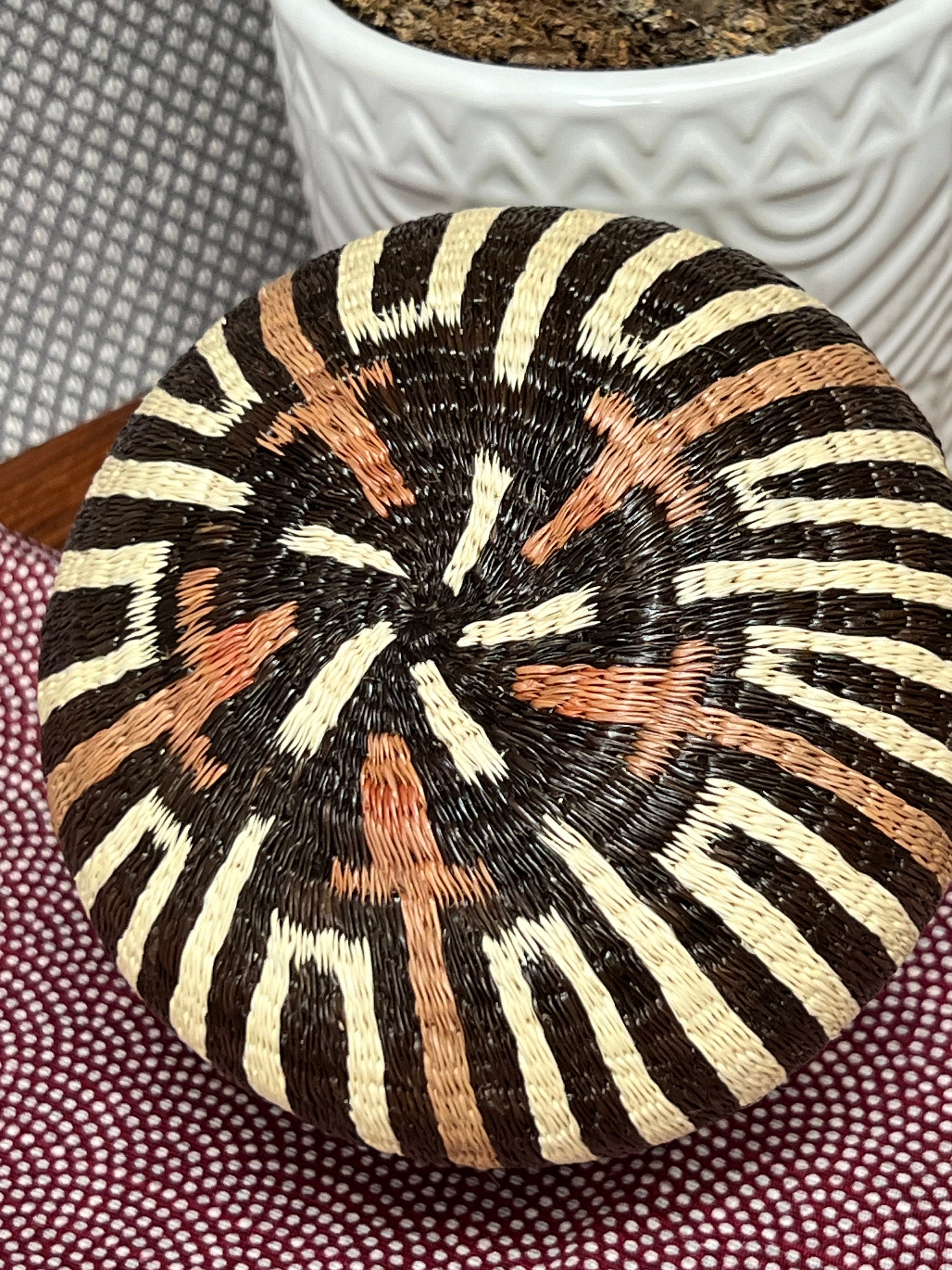 Wounaan Indian Hand Woven Basket, Rainforest Basket, Panama Baskets ...