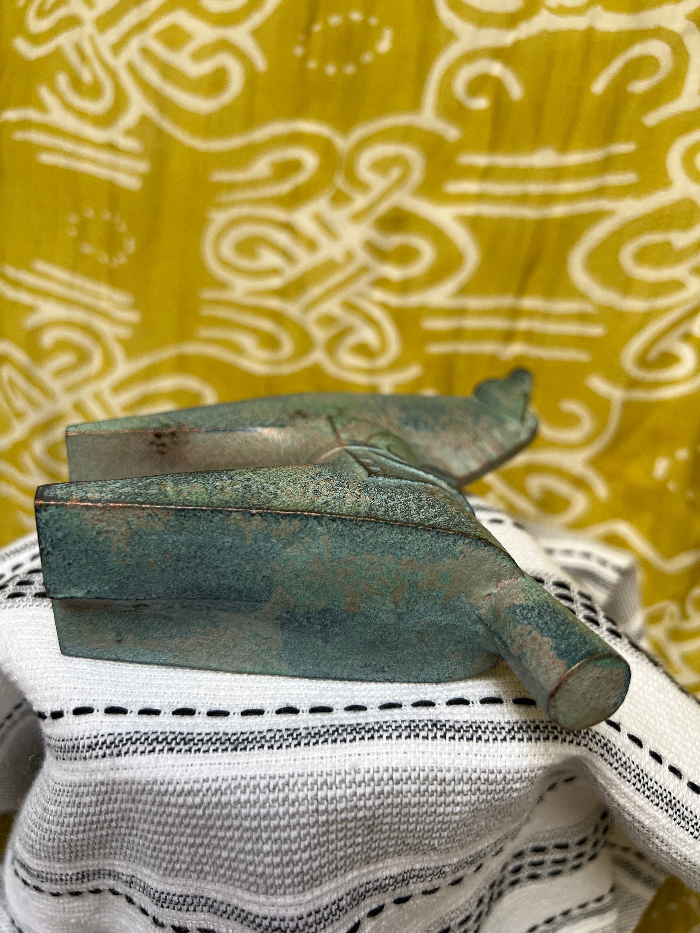 Signed Sotaro Saegusa Cast Horse Figurine, Okimono, Modern Japanese Art ...
