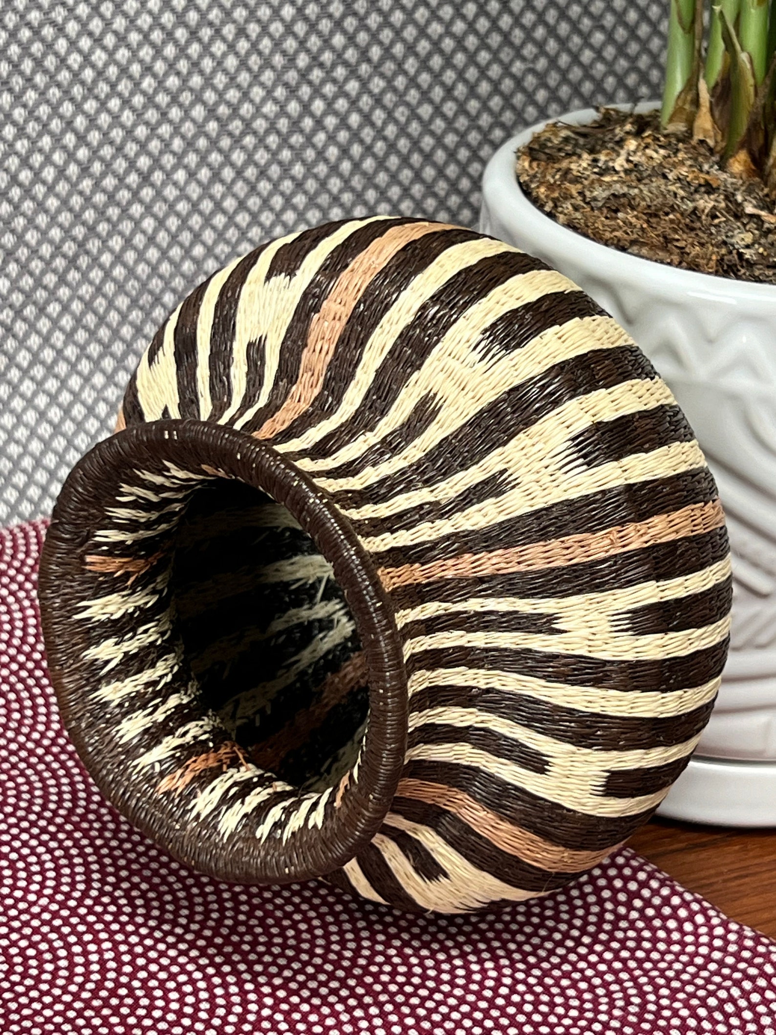 Wounaan Indian Hand Woven Basket, Rainforest Basket, Panama Baskets ...