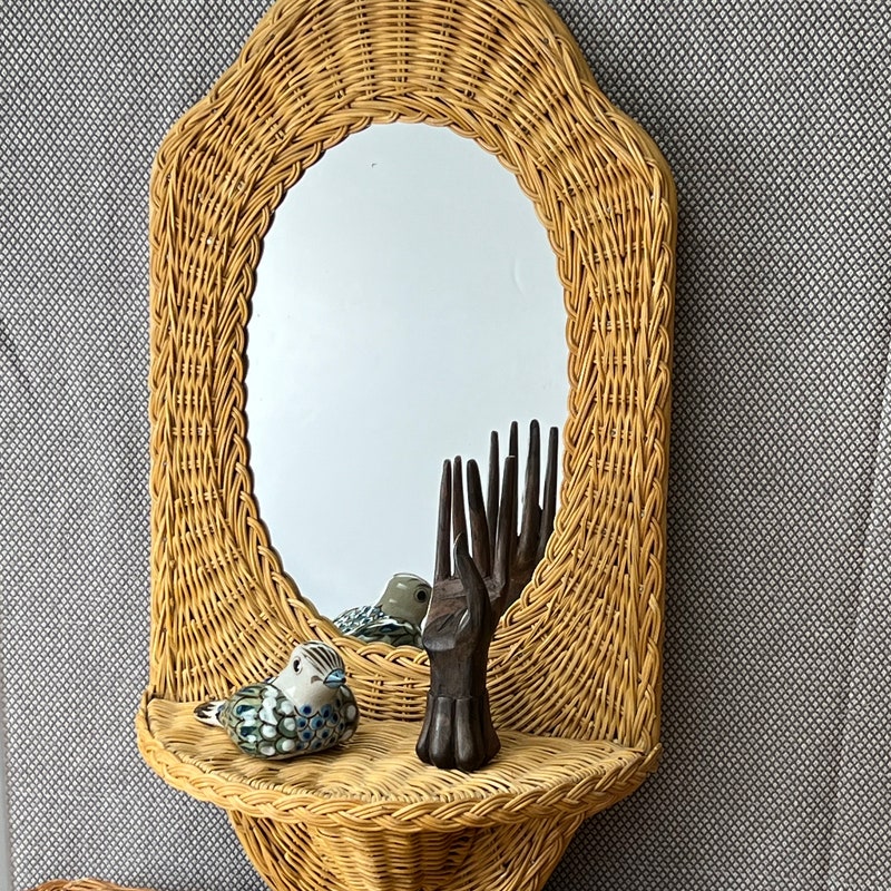 Wicker Mirror - Etsy