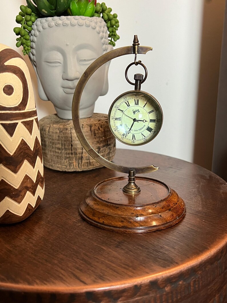 Titanic Porthole Desk Clock Vintage Clock With Convex Optical Glass and ...