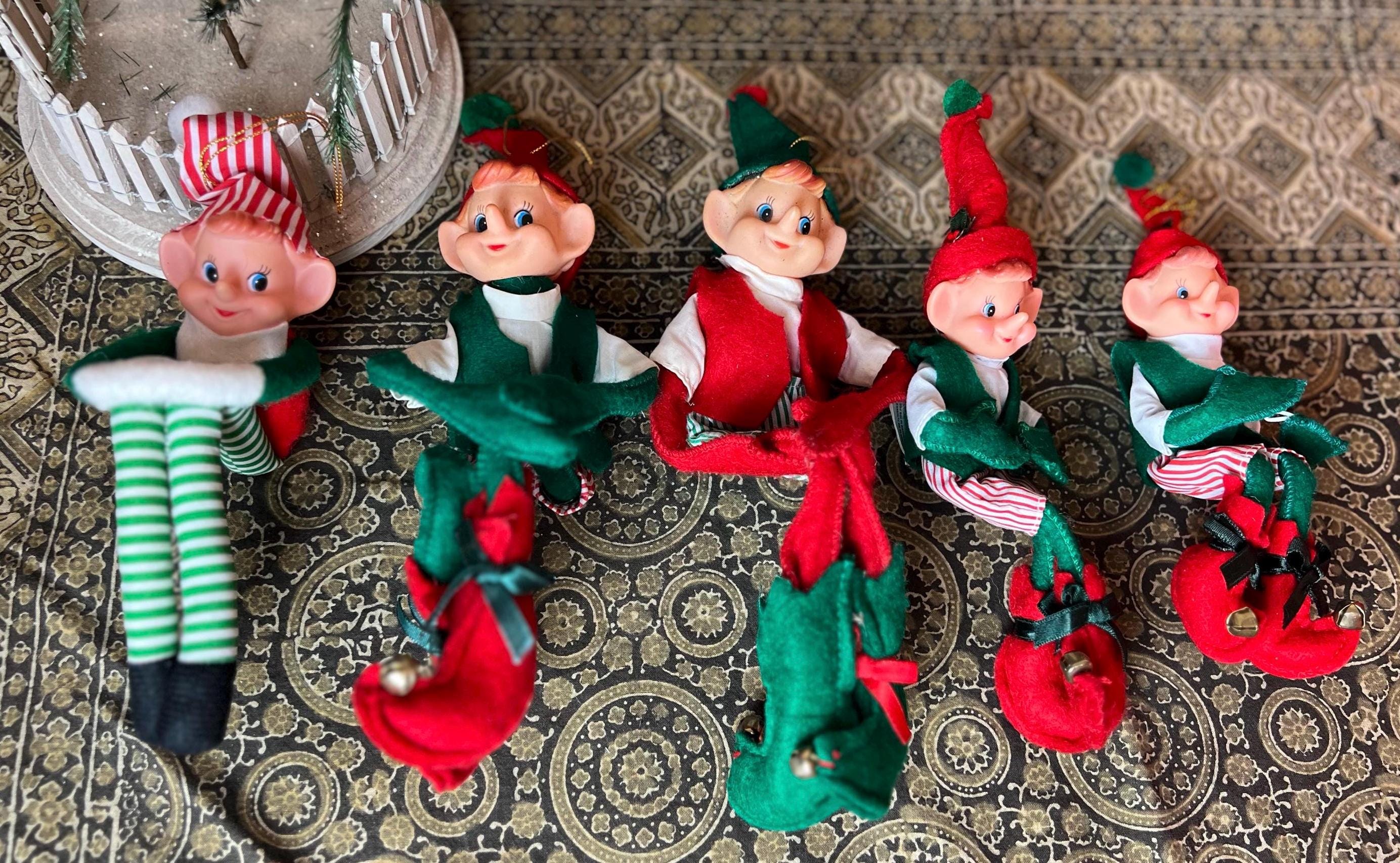 Vintage Knee Hugger Elves - 5 to Choose From, Knee Hugger Elf, Vintage ...