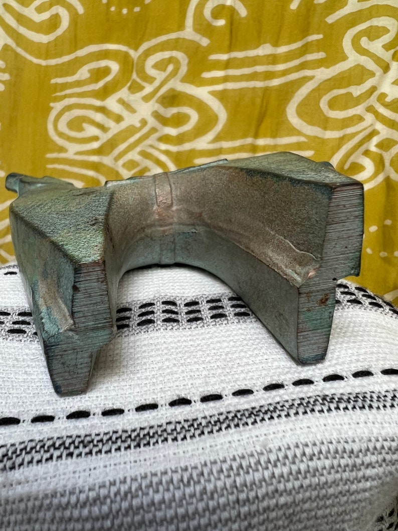 Signed Sotaro Saegusa Cast Horse Figurine, Okimono, Modern Japanese Art ...