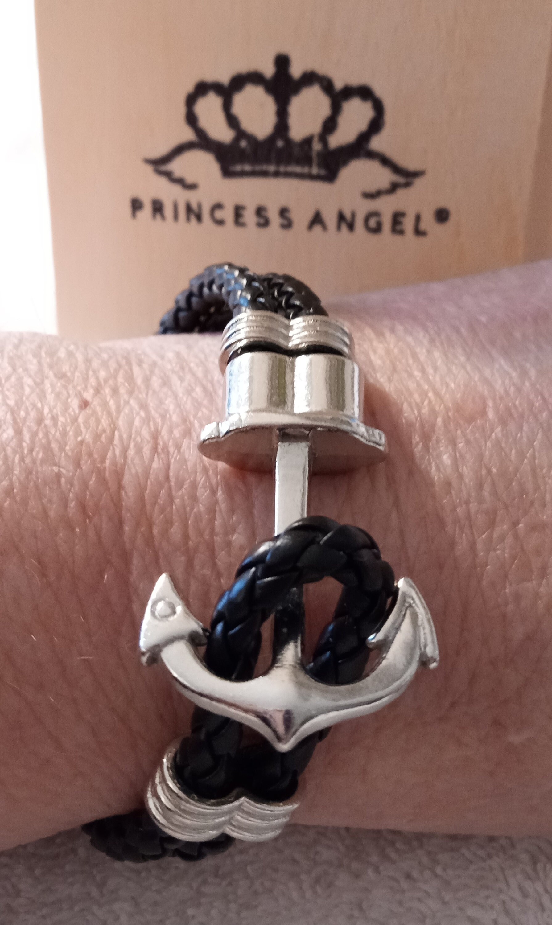 Anchor Bracelet. Double Layered. PU Leather. Woven Rope Pattern. - Etsy