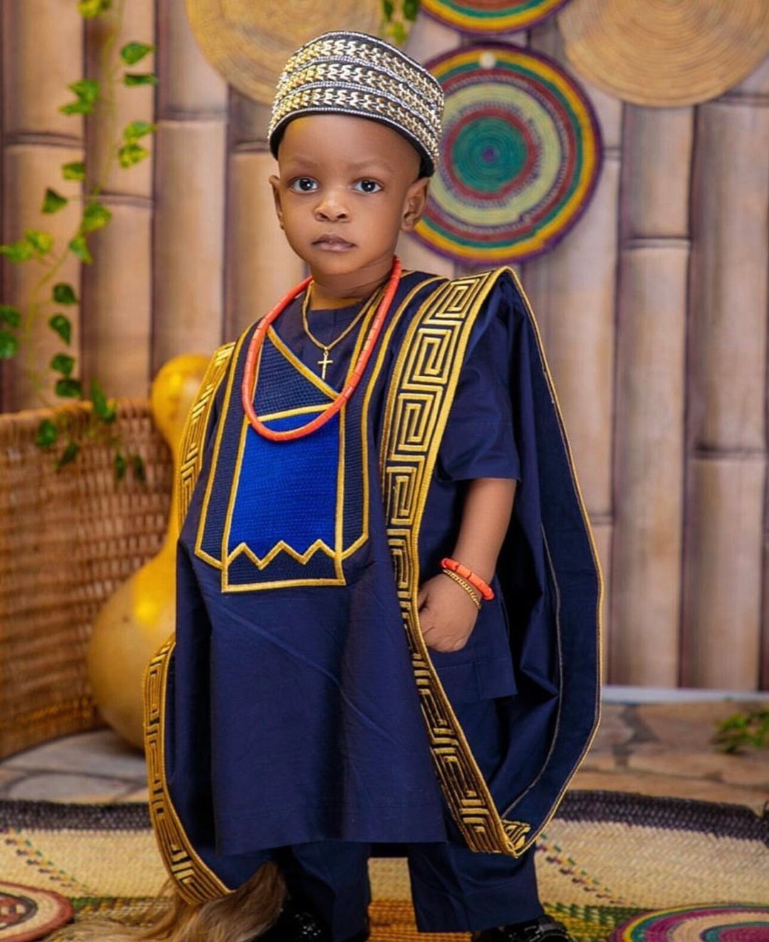 Complete Agbada for Kids Ready Made for Kids Birthday Wear - Etsy